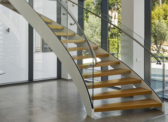 Curved Staircase Guangzhou Manufacturer Large Project in Australia Sydney