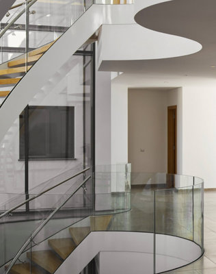 Curved Staircase Guangzhou Manufacturer Large Project in Australia Sydney