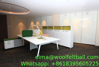 China china factory good quality new high tech european modern design metal frame executive office desk with side table supplier