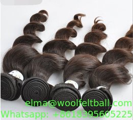 China high quality DHL Fedex fast delivery no shedding 100% virgin brazilian natural hair weft supplier