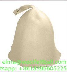 China Eco-friendly wool felt sauna hat supplier