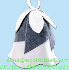 China good quality factory price newest design 100% wool felt sauna hat supplier