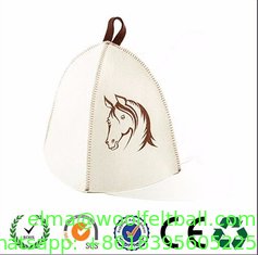 China Eco-Friendly Feature and wool felt Material Sauna hat supplier