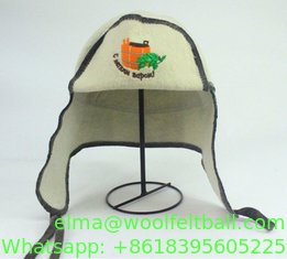 China Customed wool felt sauna hats supplier