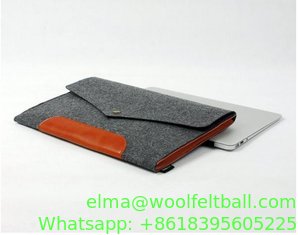 China Newest Styles Products Felt Laptop Bag With Bright Fastener Good Quality supplier