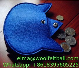 China factory price high quality lovely felt coin wallet/coin purse supplier