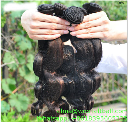 wholesale hair factory price 8a grade peruvian human hair weft supplier