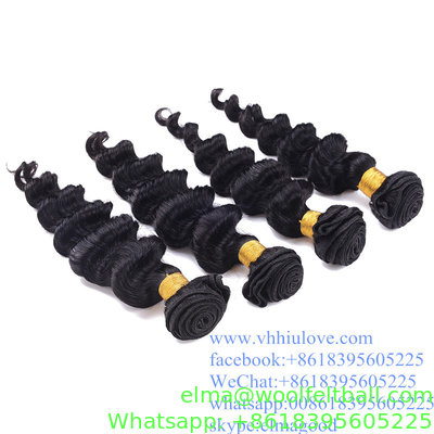 Machine double wholesale virgin hair loose wave supplier