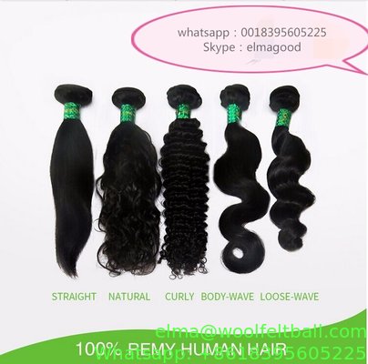 high quality DHL Fedex fast delivery no shedding 100% virgin brazilian human hair supplier