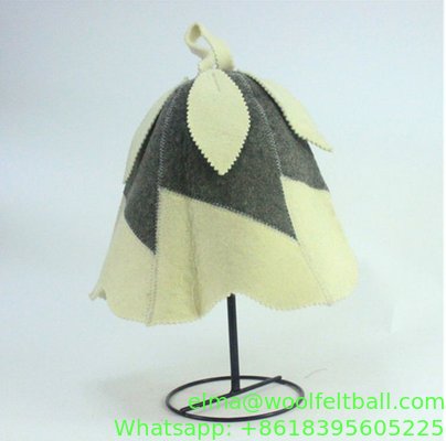 100% New Zealand wool felt sauna hat supplier