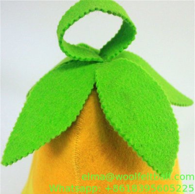 Eco-friendly wool felt sauna hat supplier
