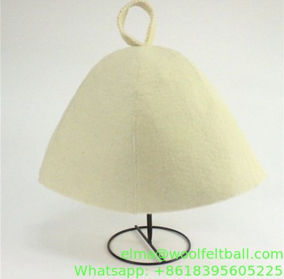 Wool felt  sauna hats for women and men supplier