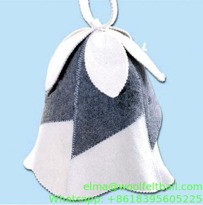 good quality factory price newest design 100% wool felt sauna hat supplier
