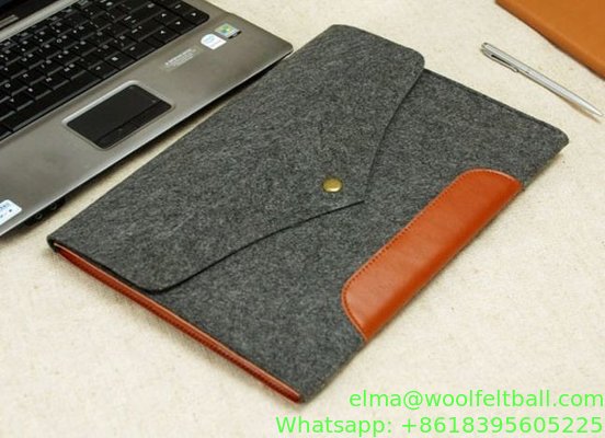 Newest Styles Products Felt Laptop Bag With Bright Fastener Good Quality supplier