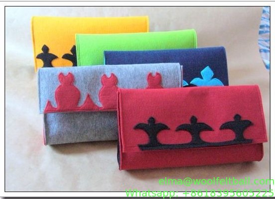 factory price high quality lovely felt coin wallet/coin purse supplier