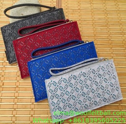 factory price high quality lovely felt coin wallet/coin purse supplier