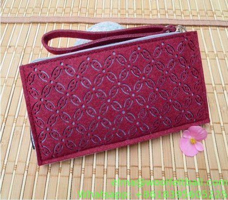 factory price high quality lovely felt coin wallet/coin purse supplier