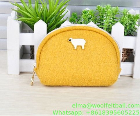 factory price high quality lovely felt coin wallet/coin purse supplier
