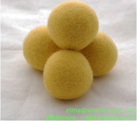 china factory Colored Pure Genuine  6-Pack XL 100% Wool Dryer Balls supplier