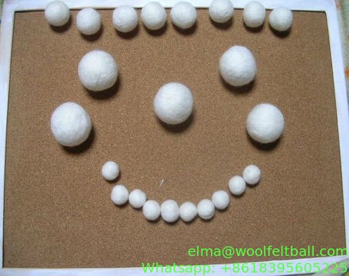china factory Colored Pure Genuine  6-Pack XL 100% Wool Dryer Balls supplier