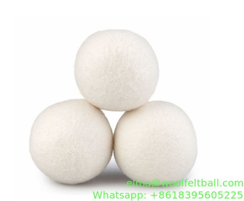 china factory Colored Pure Genuine  6-Pack XL 100% Wool Dryer Balls supplier