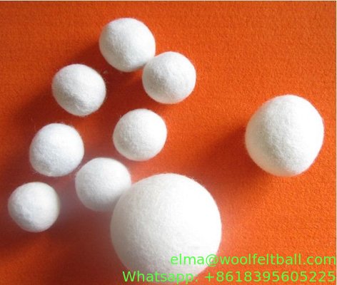 china factory Colored Pure Genuine  6-Pack XL 100% Wool Dryer Balls supplier
