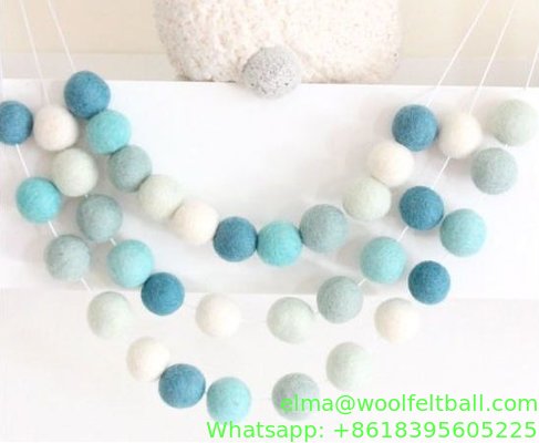 china factory Colored Pure Genuine  6-Pack XL 100% Wool Dryer Balls supplier