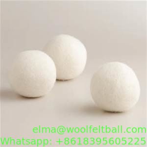china factory Colored Pure Genuine  6-Pack XL 100% Wool Dryer Balls supplier