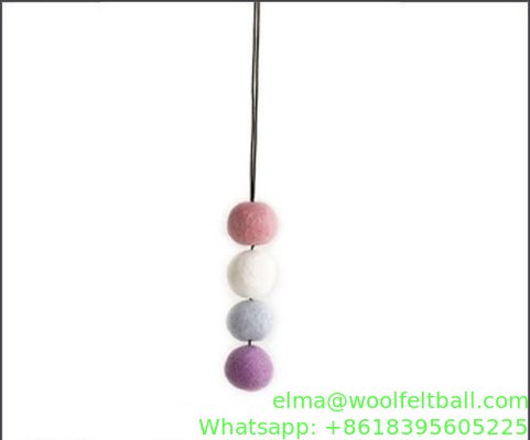 china factory Colored Pure Genuine 100% Wool Felt Dryer Ball Nepal Felt Balls supplier