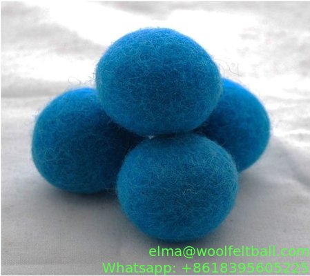 china factory Colored Pure Genuine 100% Wool Felt Dryer Ball Nepal Felt Balls supplier