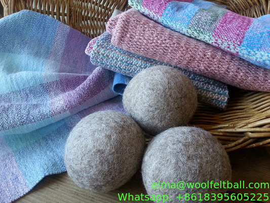 good quality Colored Pure Genuine 100% Wool Felt Dryer Ball Nepal Felt Balls supplier