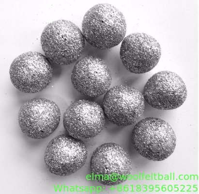 good quality Colored Pure Genuine 100% Wool Felt Dryer Ball Nepal Felt Balls supplier