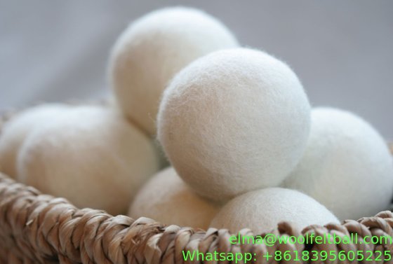 good quality Colored Pure Genuine 100% Wool Felt Dryer Ball Nepal Felt Balls supplier