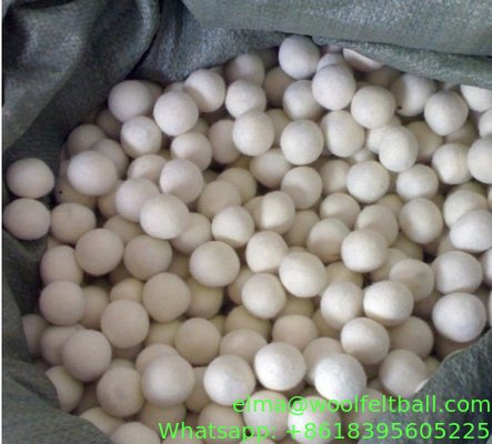 good quality Colored Pure Genuine 100% Wool Felt Dryer Ball Nepal Felt Balls supplier