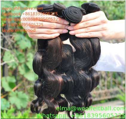 Factory price 100 human hair,virgin brazilian human hair weave supplier