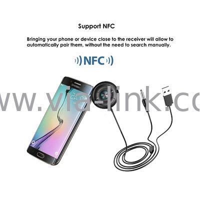 SoundSync Drive Bluetooth 4.0 Car Receiver Wireless Phone Call Music Streaming Car Kit with Built-in Mic Music Streaming