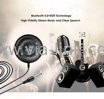 SoundSync Drive Bluetooth 4.0 Car Receiver Wireless Phone Call Music Streaming Car Kit with Built-in Mic Music Streaming