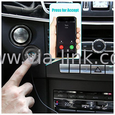 Aux portable Car Bluetooth Handsfree V4.0 version Bluetooth Speaker Dual Phone Standby car bluetooth handsfree