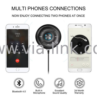 High Quality Universal 3.5mm Wireless Bluetooth Car Kit AUX Audio Music Receiver Adapter Handsfree