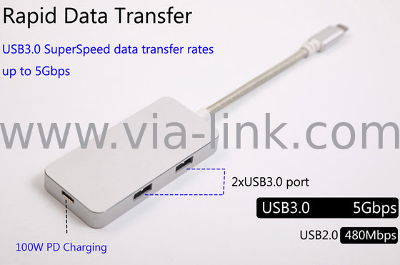 3.1 Type-C Multi Port USB-C Adapter Hub USB Type C Adapter Converter