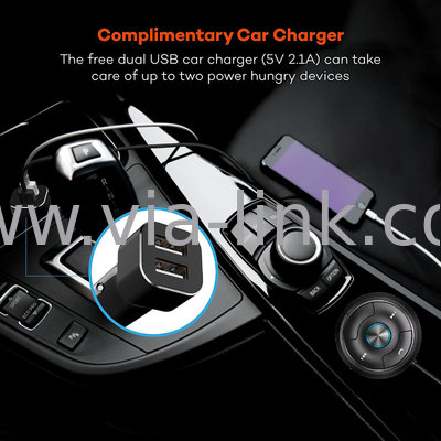Bluetooth 4.1 Hands-free car stereo Audio Adapter Aux Bluetooth Car Kit