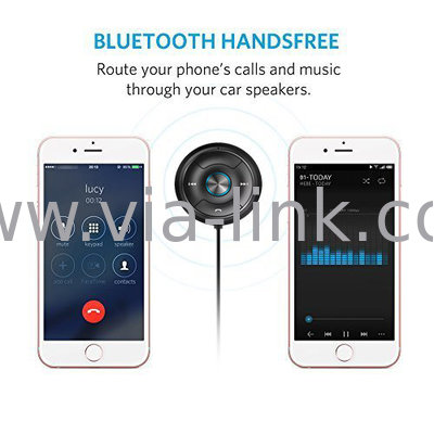 Universal 3.5mm jack Bluetooth Car Kit Hands free Music Audio Receiver Adapter Auto AUX Kit for