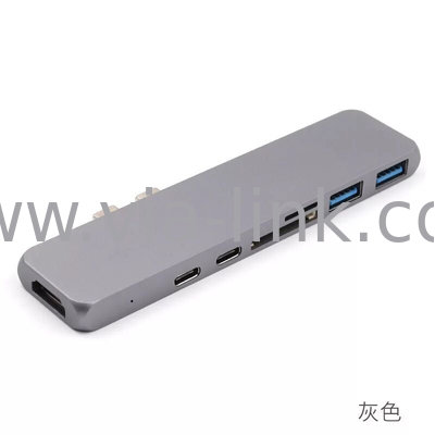 3.1 Type C Hub Dual USB-C HUBs /Card Reader Special for Notebook up to 40GB/s Data Transfer