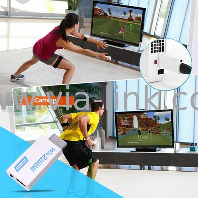 Wii to  Converter Adapter with 3,5mm Audio Jack and  Output for Nintendo wii2