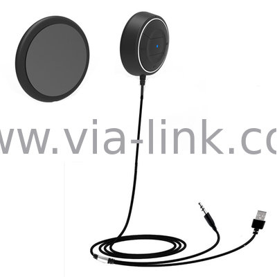 2019 Universal 3.5mm jack Bluetooth Car Kit Hands free Music Audio Receiver Adapter Auto AUX Kit