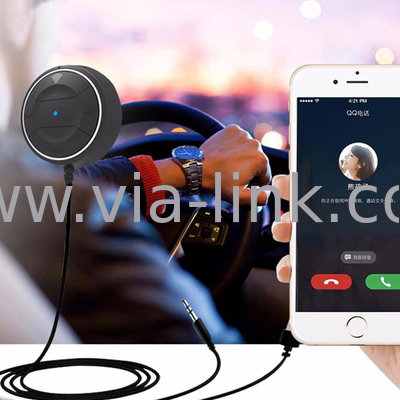 2019 Universal 3.5mm jack Bluetooth Car Kit Hands free Music Audio Receiver Adapter Auto AUX Kit