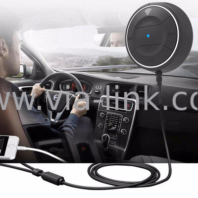 2019 Universal 3.5mm jack Bluetooth Car Kit Hands free Music Audio Receiver Adapter Auto AUX Kit