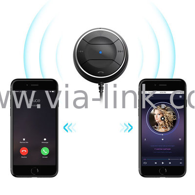 2019 Universal 3.5mm jack Bluetooth Car Kit Hands free Music Audio Receiver Adapter Auto AUX Kit