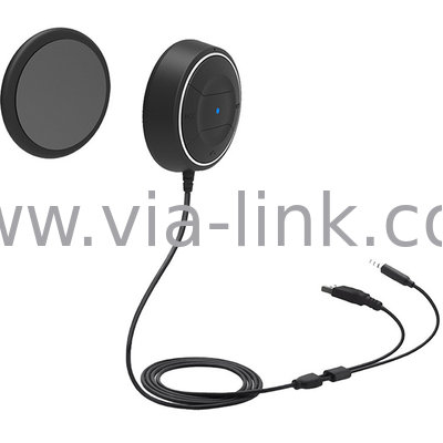 Stereo Sound Speakers Portable Mini Desktop Bluetooth Handsfree Car Kit Amplified