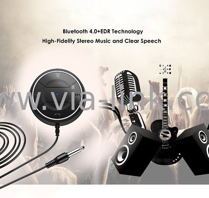 BT 4.0 Aux Car Music 3.5mm bluetooth Audio transmitter car handsfree kit bluetooth receiver JBRC01